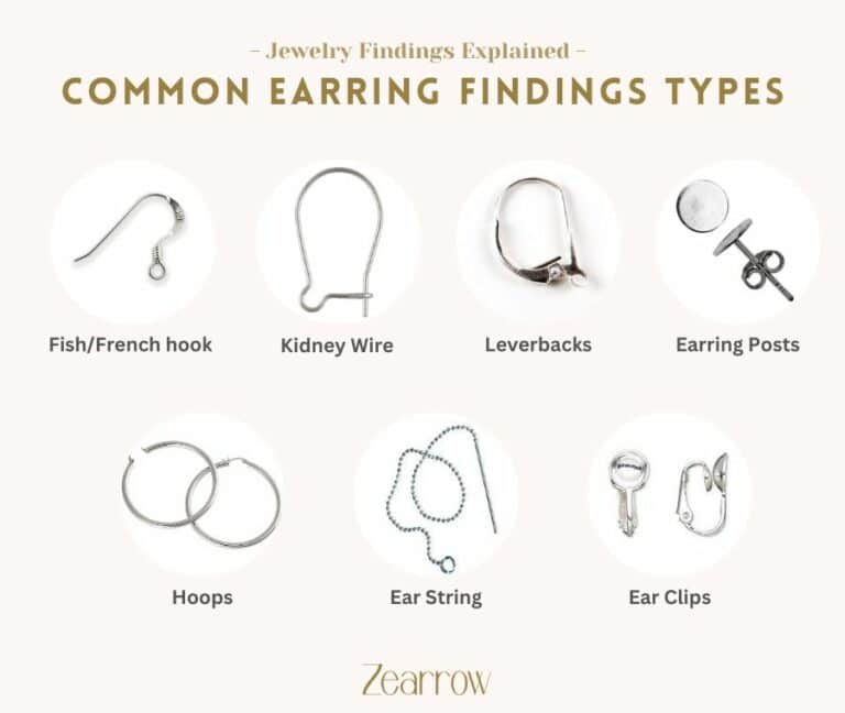 Types of Jewelry Findings Explained: Clasps, Earrings, and More | Zearrow