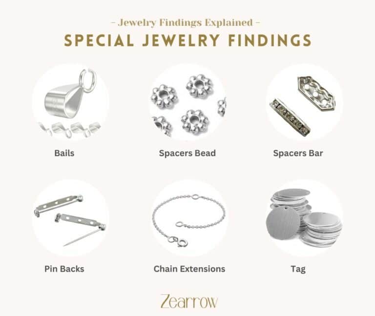 Types of Jewelry Findings Explained: Clasps, Earrings, and More | Zearrow