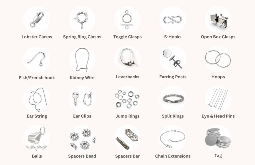 Types of Jewelry Findings Explained: Clasps, Earrings, and More | Zearrow