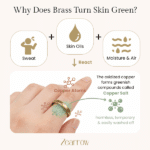Does Brass Jewelry Turn Skin Green? When, Why & How to Prevent?